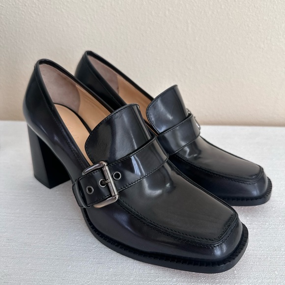 M. Gemi | Shoes | M Gemi Scuola Black Leather Side Buckle Elegant Black ...